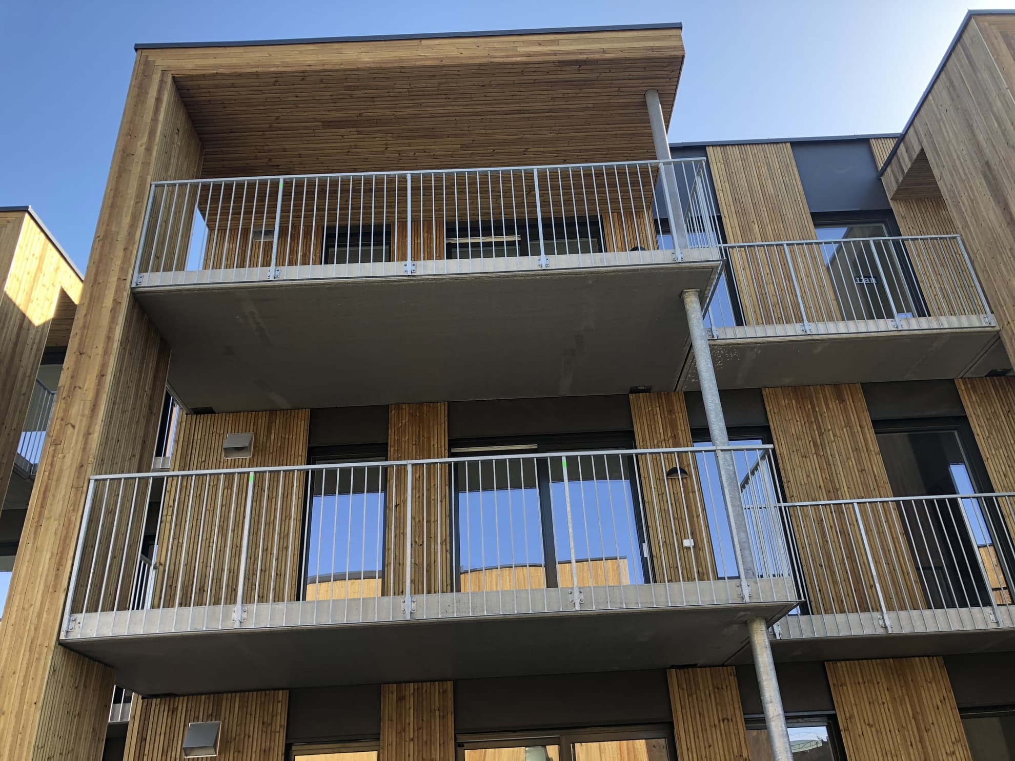 Steel railing